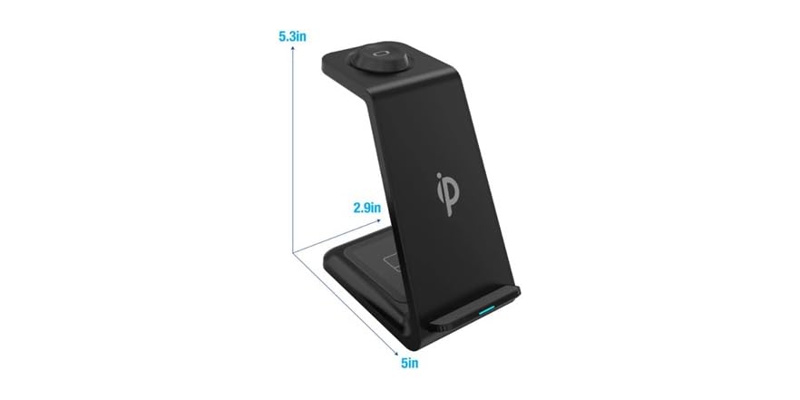 TZUMI PowerSync 3-in-1 Wireless Charging Stand