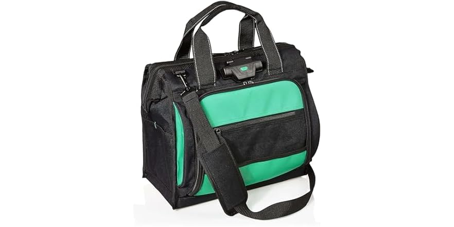 Amazon Basics Tool Sling Bag, Black, 40 Pock