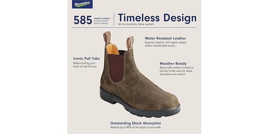 Blundstone 585 Unisex Classic Chelsea Boot