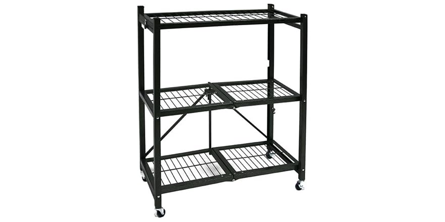 Origami 3-Shelf Collapsible Rack, 2-Pack