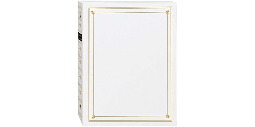 Photo Album, 3-Ring Bi-Directional, White