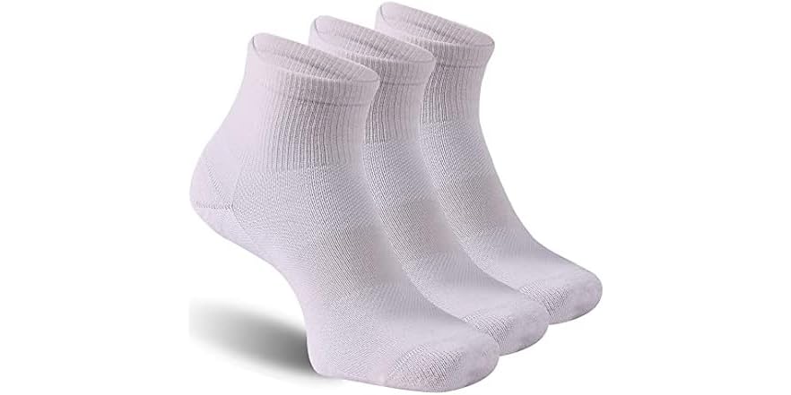 3 Pair Athletic Merino Wool Ankle Socks