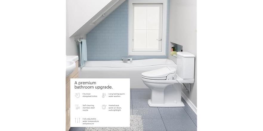Brondell Swash SE400 Electric Bidet Toilet Seat