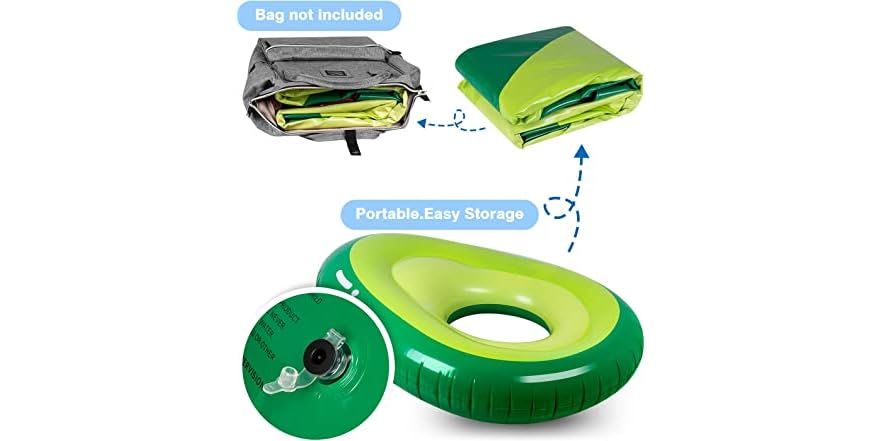 Obuby Inflatable Avocado Pool Float