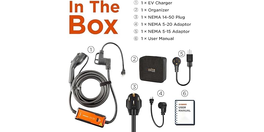 Voltre M2 Lightning Level 1 and 2 EV Charger
