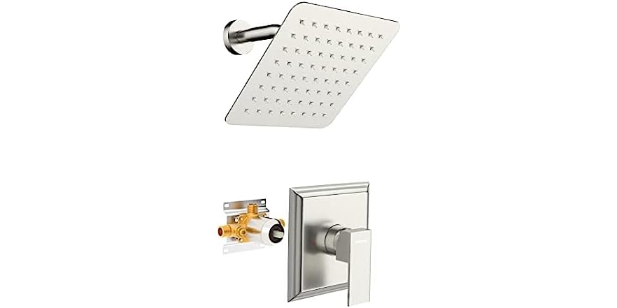 EMBATHER Shower Faucet Set, Square