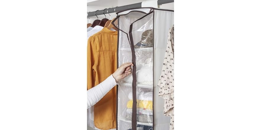 Hanging 6-Shelf Organizer w/ Clear Door