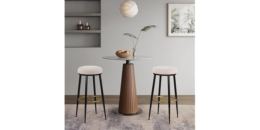 Ball & Cast Modern Round Bar Stools