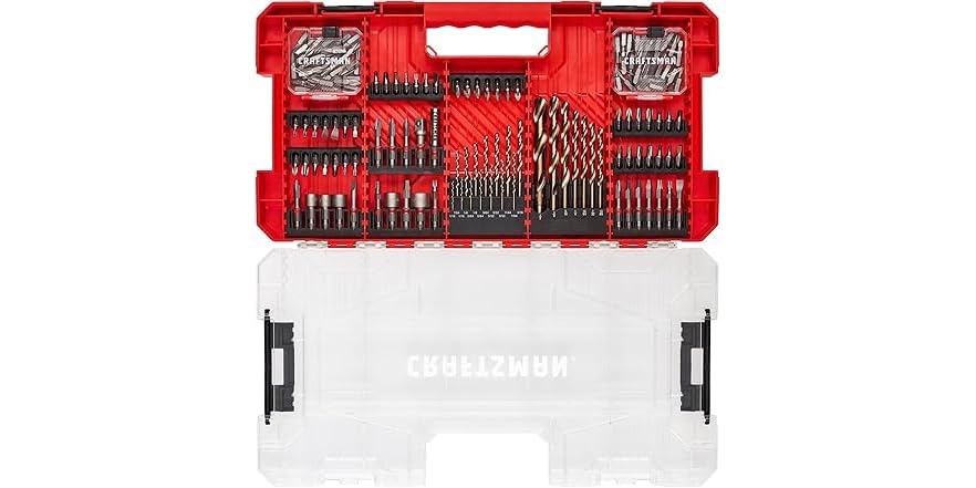 CRAFTSMAN 140-piece impact drill/driver bit set