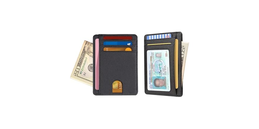 Front Pocket Slim Leather Wallet
