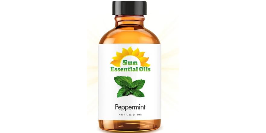 Sun Essential Oils 4oz Peppermint Oil