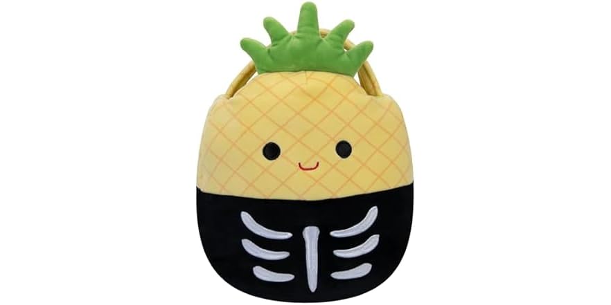 Squishmallows Maui Skeleton Pineapple Treat Pail