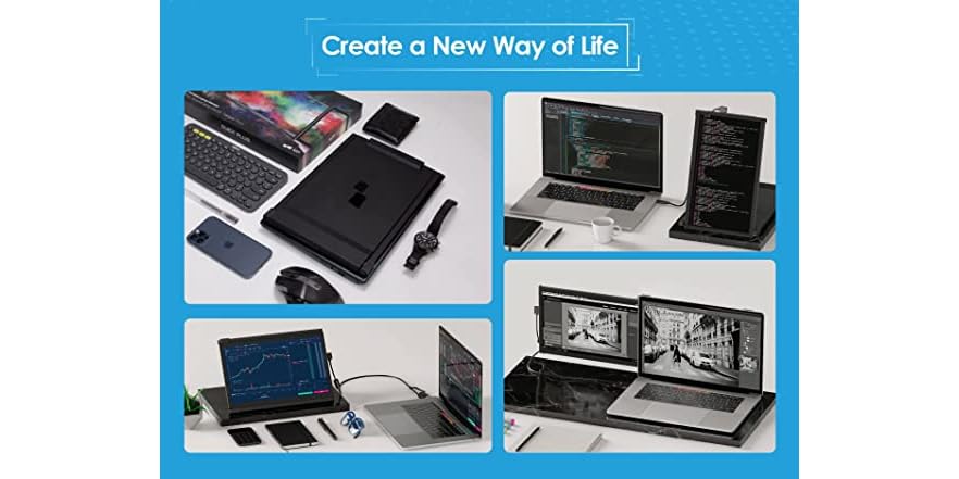 Mobile Pixels Duex Plus Portable Monitor 13.3" - Black