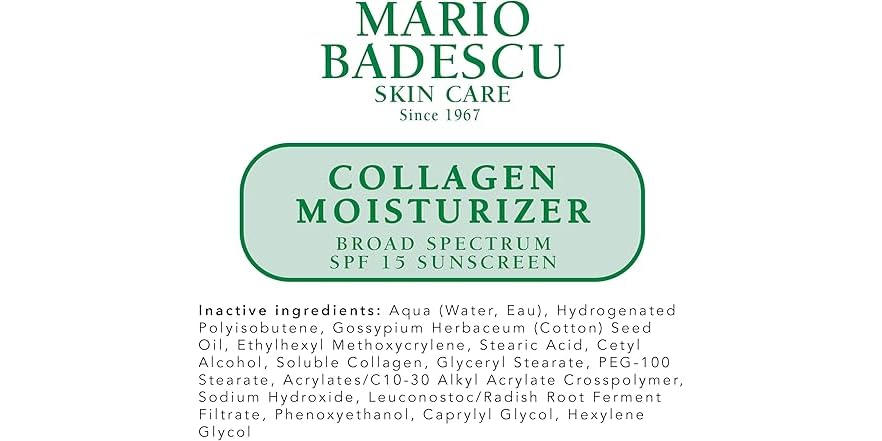 Mario Badescu Collagen Moisturizer (SPF-15)