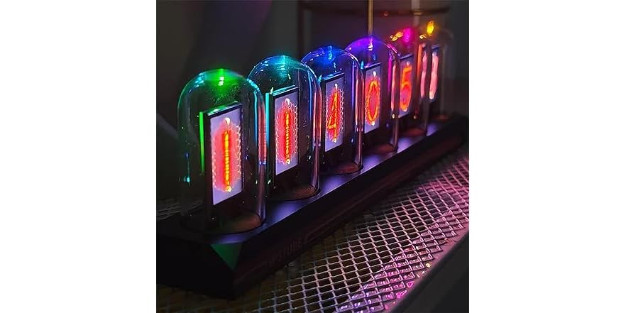 RGB Nixie Glow Tube Clock