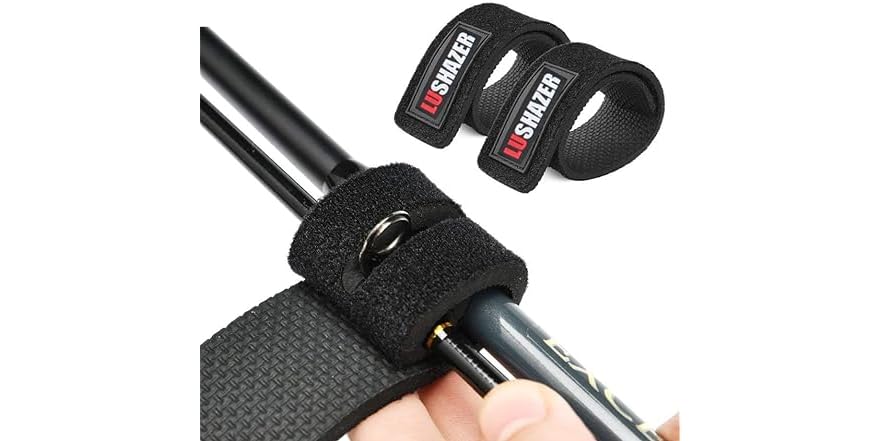 10 PC Stretchy Fishing Rod Straps
