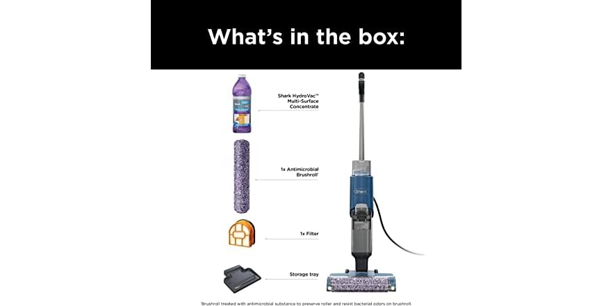 Shark WD101 HydroVac XL 3-in-1 Vacuum, Mop & Self-Cleaning System (Open ...