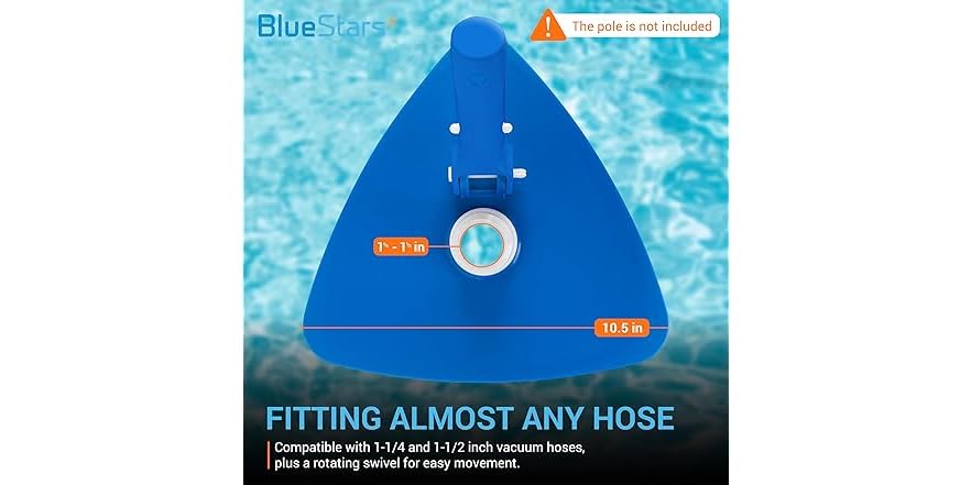 Triangular Pool Vacuum Head with Bristle