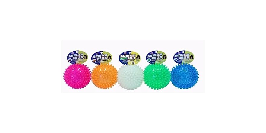 PetSport 2" Gorilla Spiky Ball Floating Dog Toy