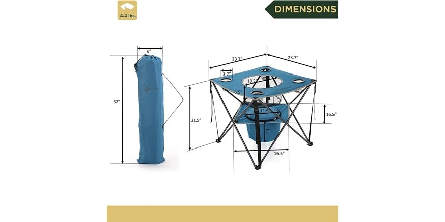 ARROWHEAD OUTDOOR Tailgating Table
