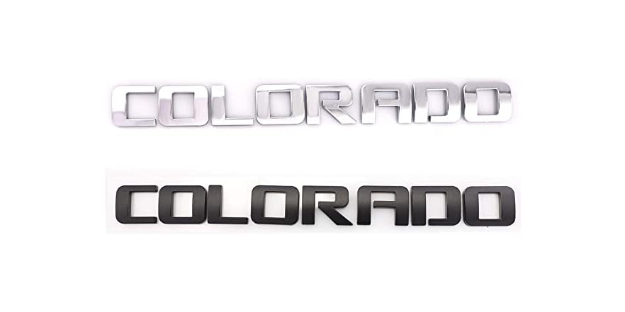 COLORADO 3D Letters Nameplate