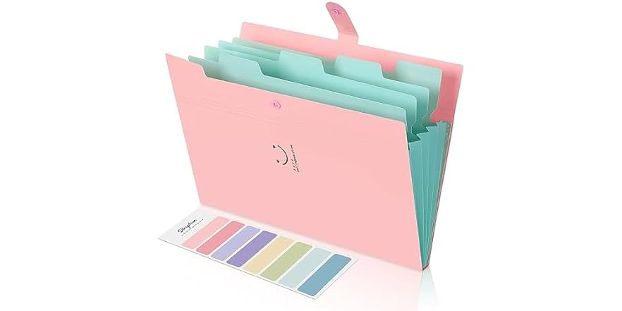 File Folders with 5 Pocket (2 Pack)
