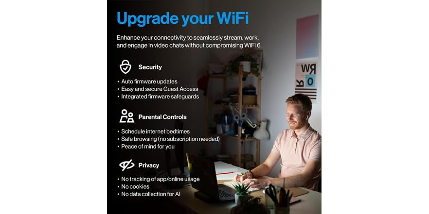 Linksys Multi-gig Micro Mesh WiFi 6 Router (Open Box)