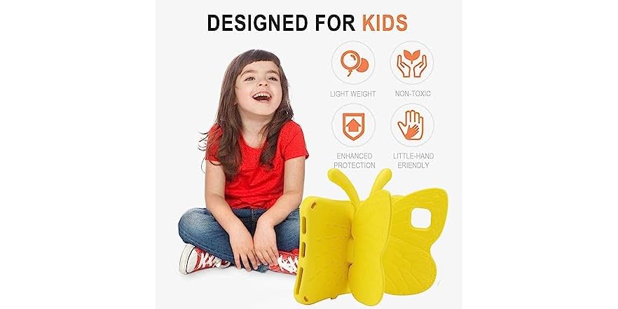 Fire 7 Tablet Case Kids, Yellow