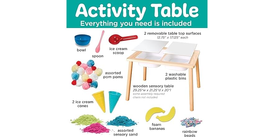 Creativity for Kids Deluxe Sensory Table: Ice Cream Shop