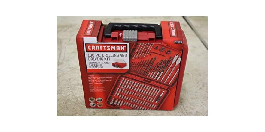 Craftsman 100-Piece Drilling Kit