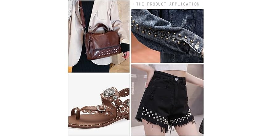 U/R 4 Color Mixed Round Dome Studs Assorted