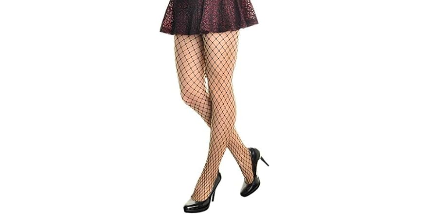Fence Net Pantyhose with Spandex