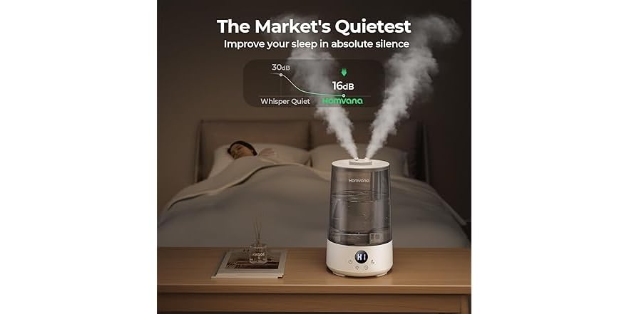 Homvana 3.6L Cool Mist Humidifier