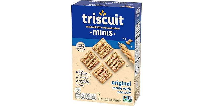 Triscuit Minis Original Whole Grain Whea