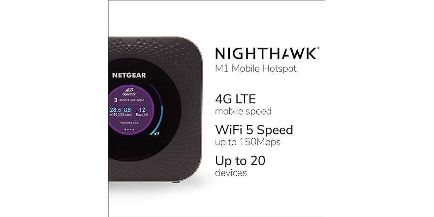 Netgear Nighthawk WiFi Mobile Hotspot
