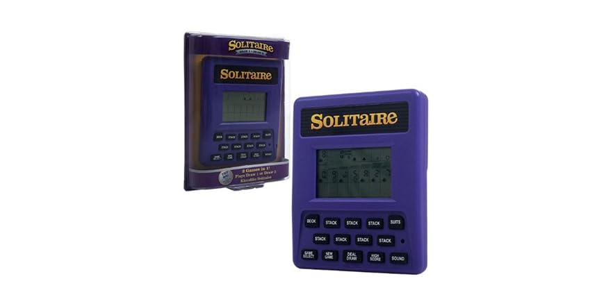 Electronic Handheld Solitaire Game