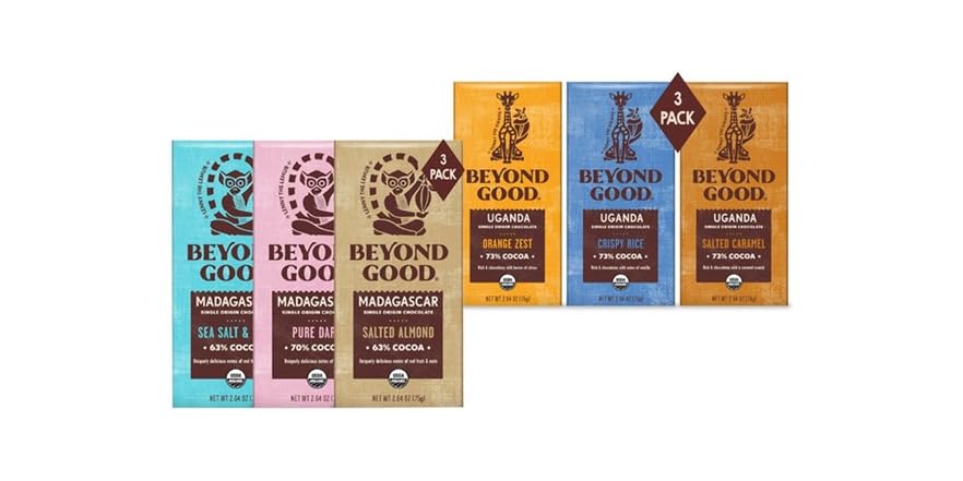Beyond Good Chocolate Bars Favorites 12 Pack