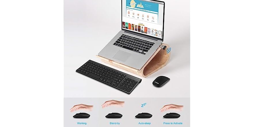 Leadsail Wireless Keyboard And Mouse Combo