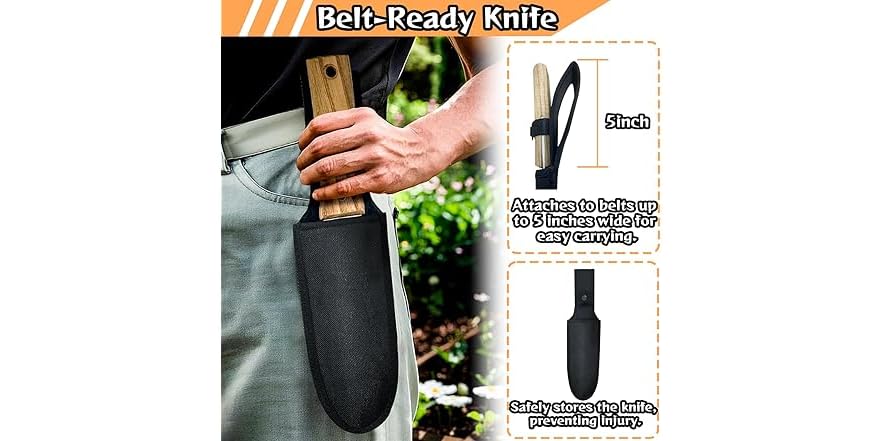 Hori Hori Garden Knife, Multi-Purpose Gardening Tool