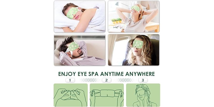 40 Packs Self Heating Spa Eye Masks
