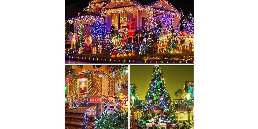 Bosceos 100 FT C9 Christmas Lights