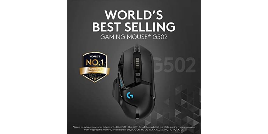 Logitech G502 HERO Wired Gaming Mouse (Open Box)