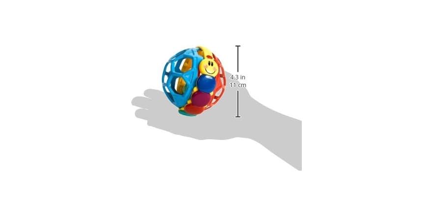 Bendy Ball Rattle Toy (Color may vary)