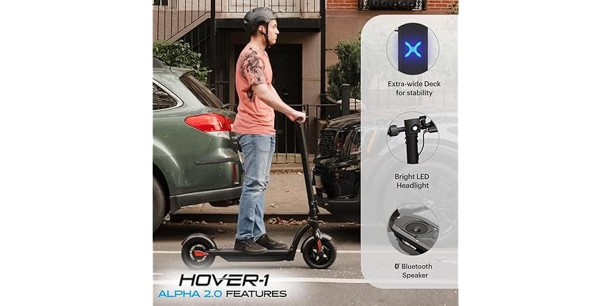 Hover-1 Alpha 2.0 Foldable E-Scooter