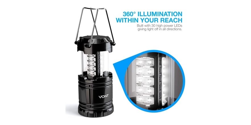 Vont Collapsible Lanterns 4-Pack