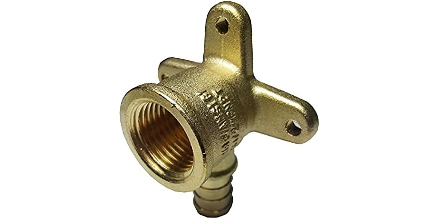 1/2" Pex X 1/2" Female NPT Threaded Drop Ear Elbow Crimp Fittings