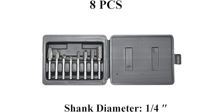 ?Asieg Tool AAP-Tool-29 Carbide Burr Set 8pcs