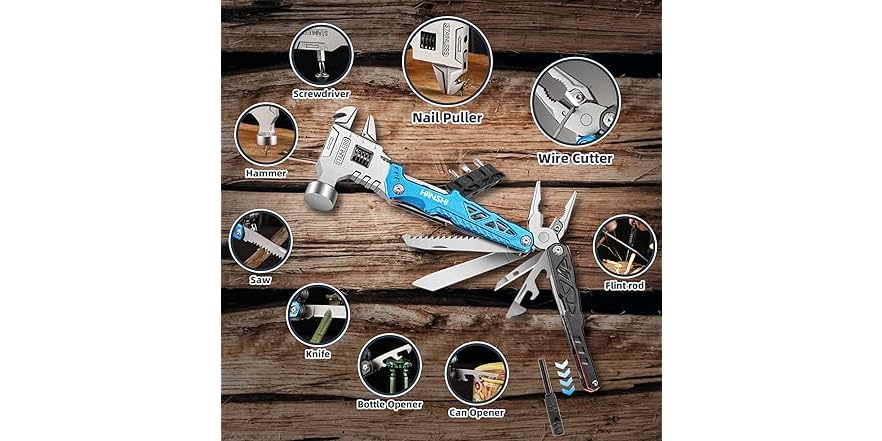Adjustable Wrench Multitool