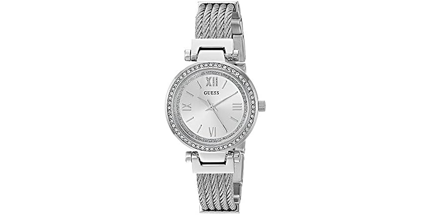 GUESS Women's Quartz Watch with Stainles