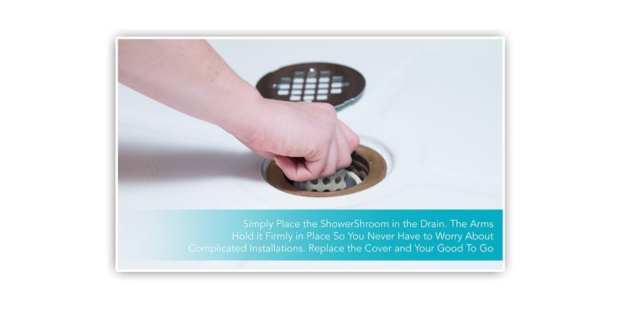 ShowerShroom Stand-Up Shower Drain Protector (3-Pack)